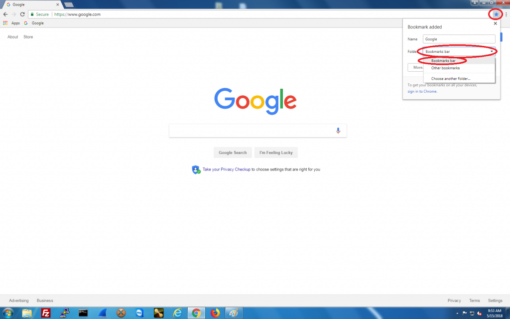 How to create Bookmarks in your browser – NCKCN » Support
